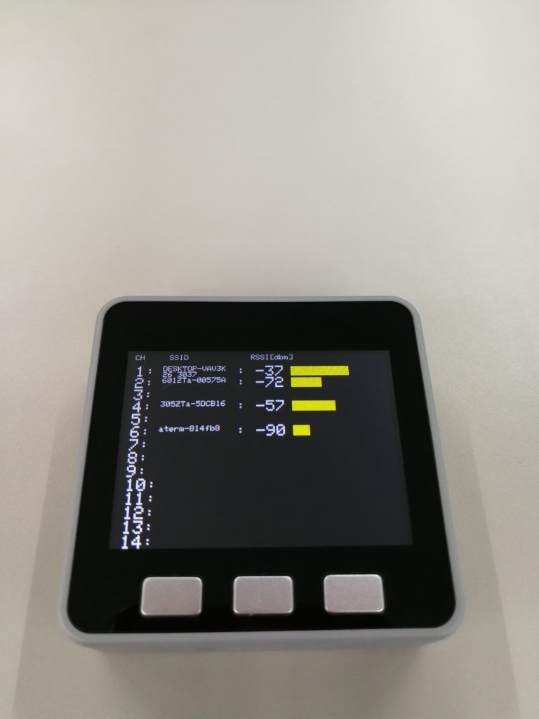 M5stackで簡易Wi-Fiチェッカーを作ってみました | Wave Technology(WTI) | 半導体周辺回路とその応用製品の開発・設計会社